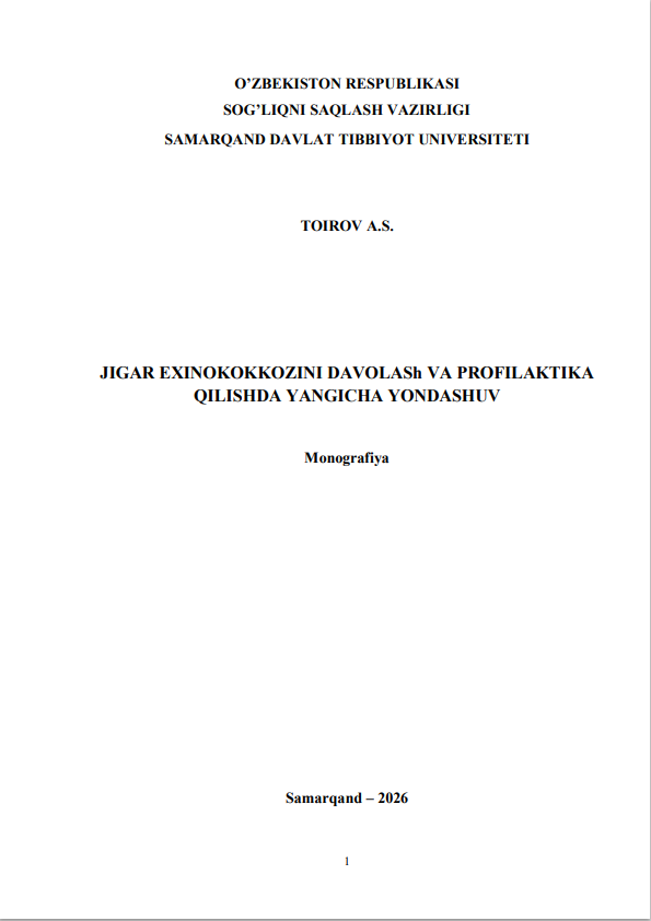 ZiyoNET › Kutubxona › Jigar exinokokkozini davolash va profilaktika ...